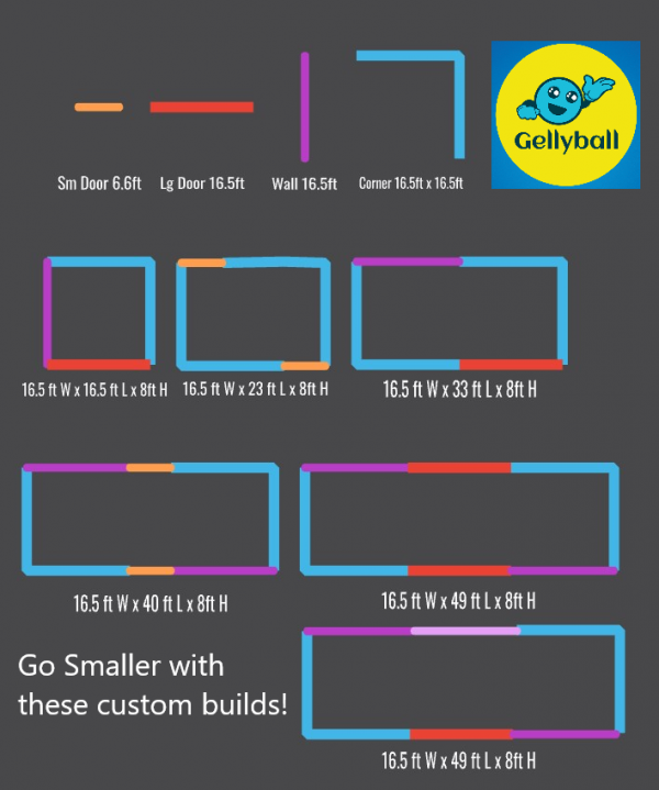 *Plan Ahead Orders* Modular Arena – Gellyball